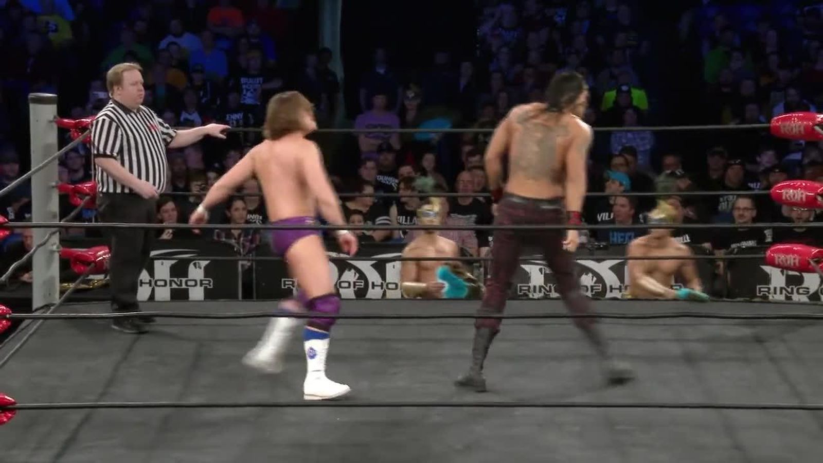 Roh 334 Dalton Castle Dives Through The Ropes - TrillerTV