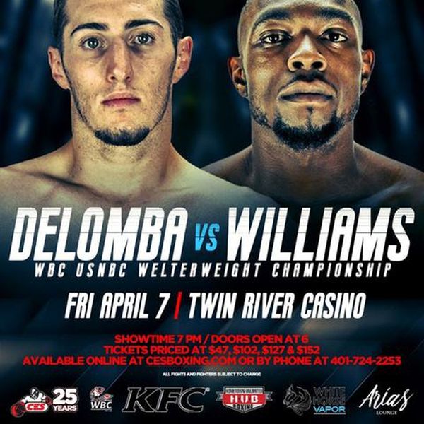 CES Boxing: DeLomba vs Williams - Official Replay - TrillerTV