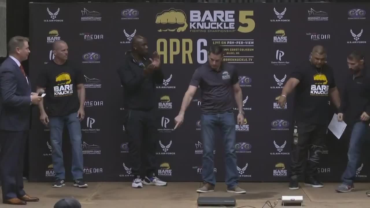 Bare Knuckle Fighting Championship 5 Weigh In - Official Free Replay - TrillerTV - Powered by FITE