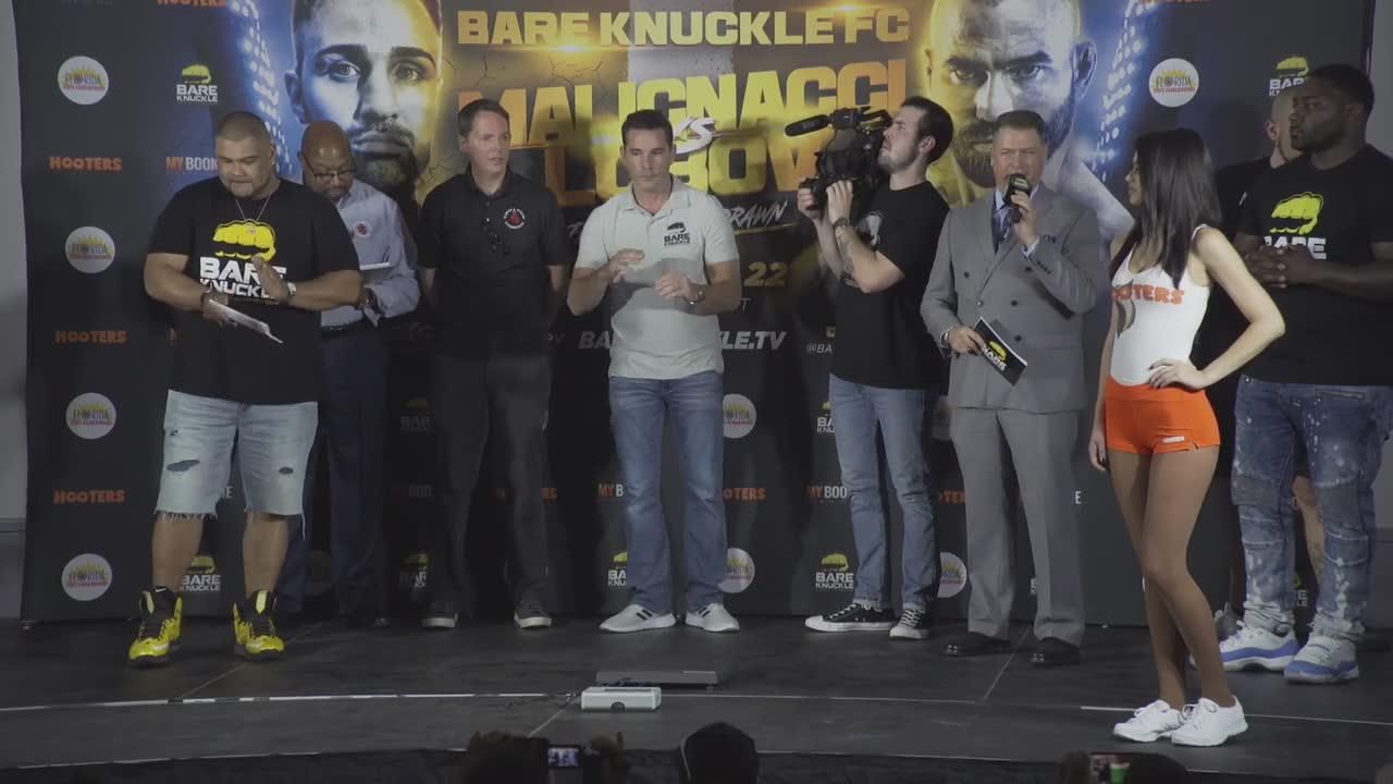 Bare Knuckle Fighting Championship 6: Weigh In - Official Free Replay - TrillerTV - Powered by FITE