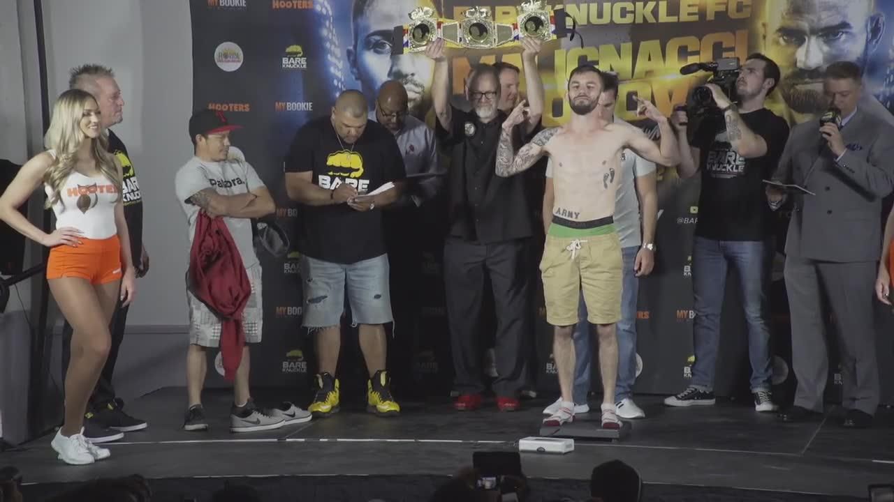 Bare Knuckle Fighting Championship 6: Weigh In - Official Free Replay - TrillerTV - Powered by FITE