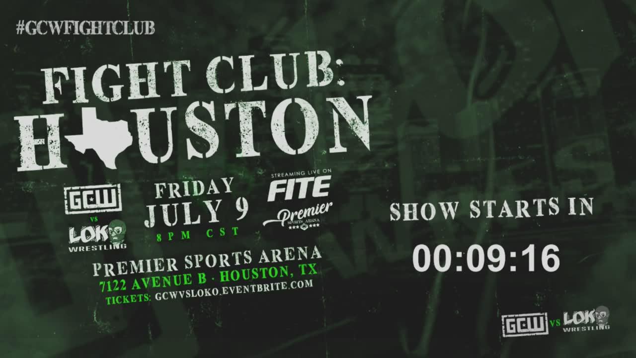 GCW: Fight Club Houston - Official Replay - TrillerTV - Powered by FITE