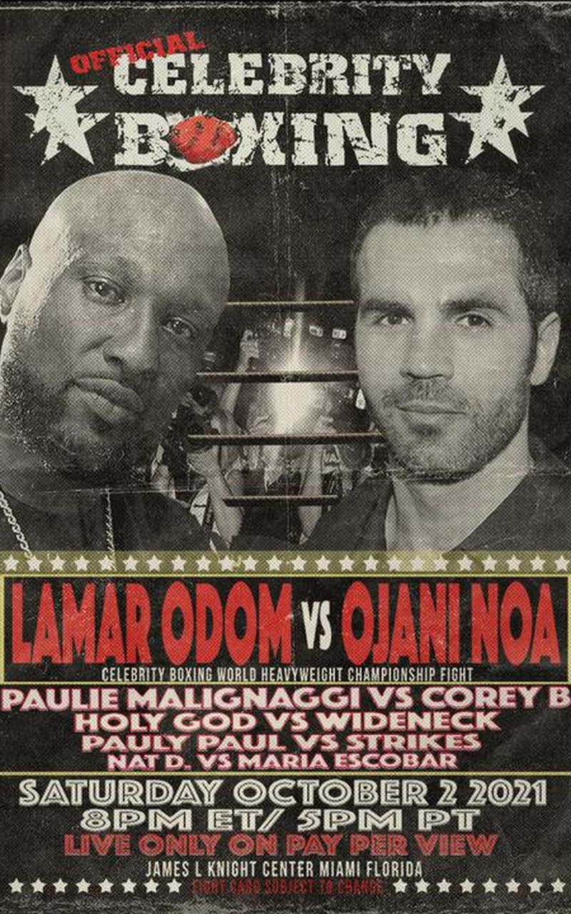 Celebrity Boxing: Lamar Odom vs Ojani Noa - Official Replay - TrillerTV ...