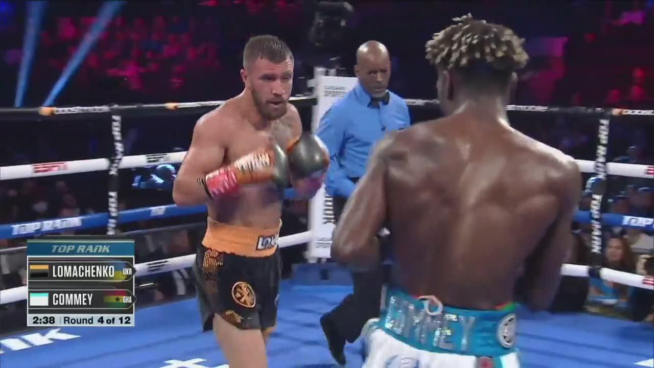 Top Rank: Vasyl Lomachenko vs Richard Commey - Official PPV Replay ...