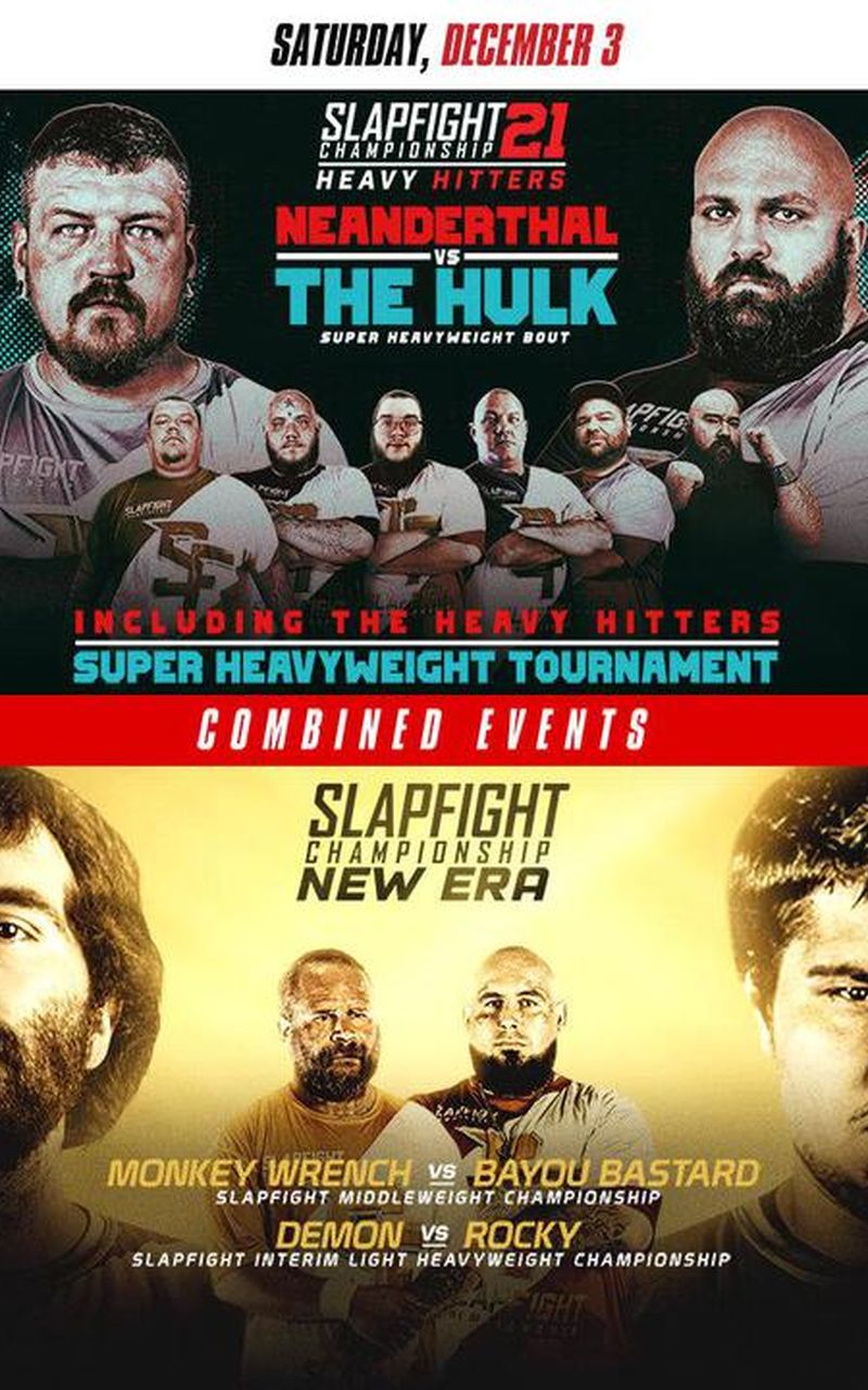 SlapFight Championship 21 & SlapFight Championship: New Era - Official ...