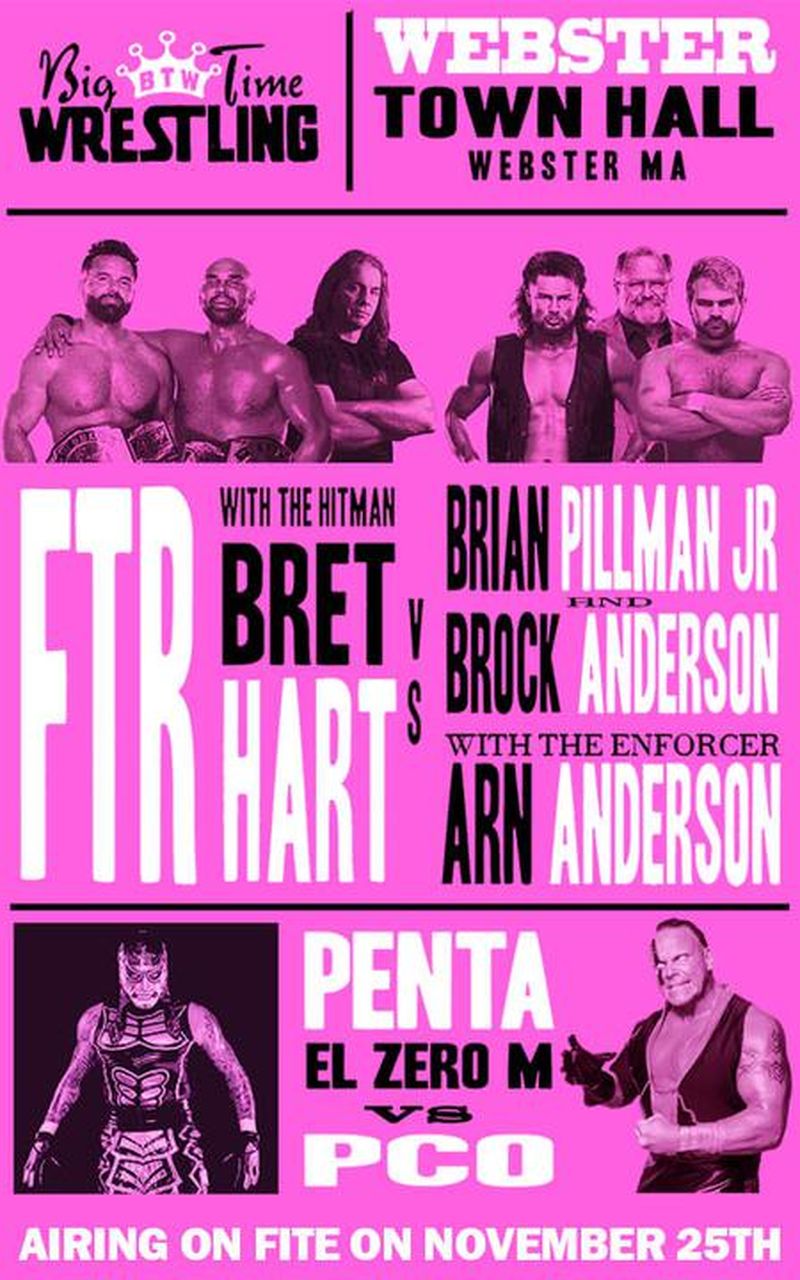 Big Time Wrestling: FTR vs Pillman Jr & Anderson - Official Replay ...