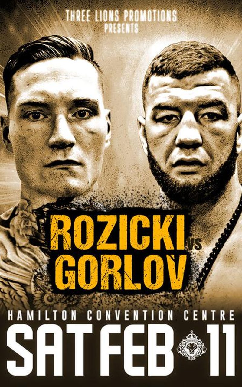 Three Lions Promotions: Arturs Gorlovs vs Ryan Rozicki - Official ...