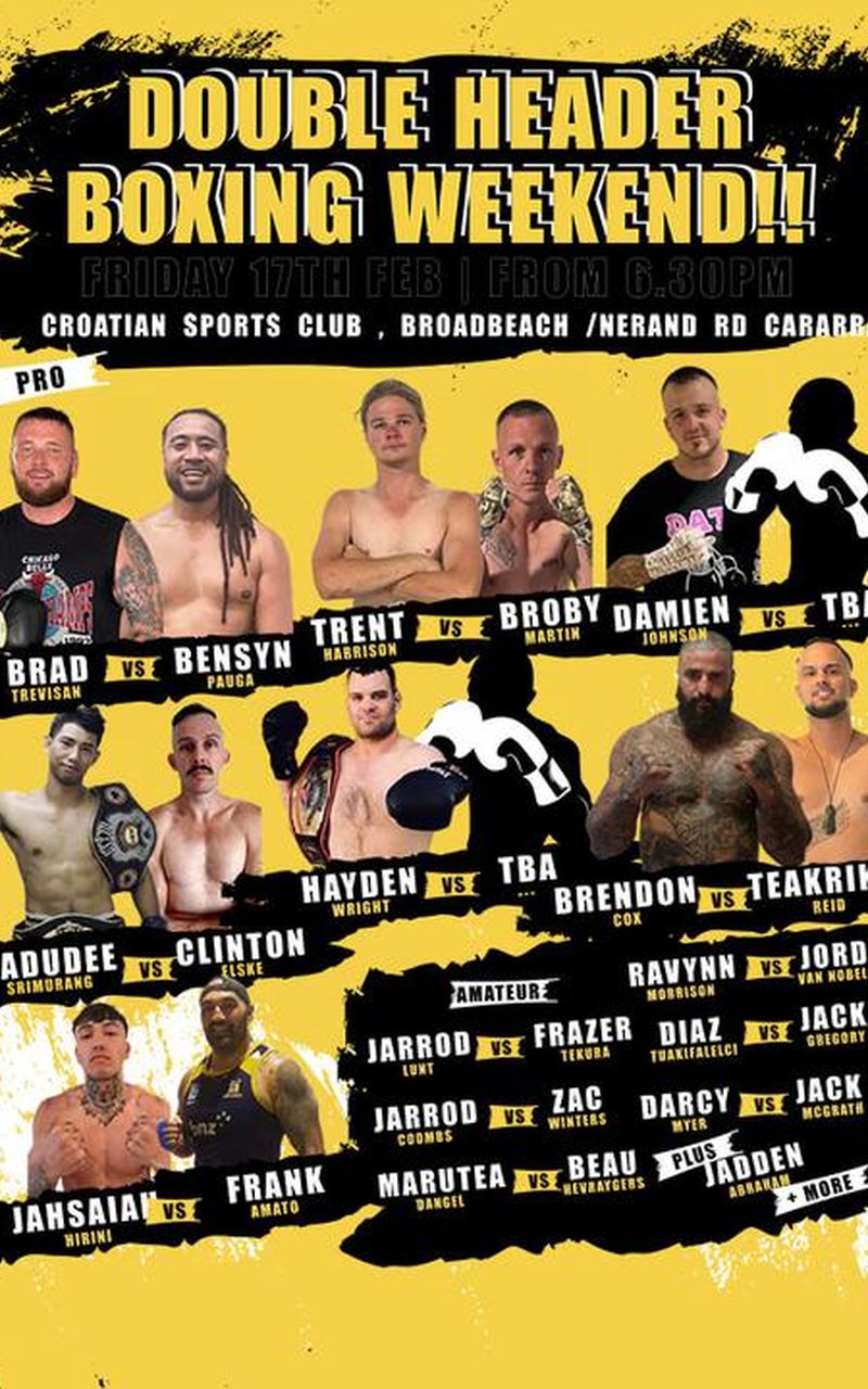 Double Header Boxing Weekend, February 17th - Official Replay ...