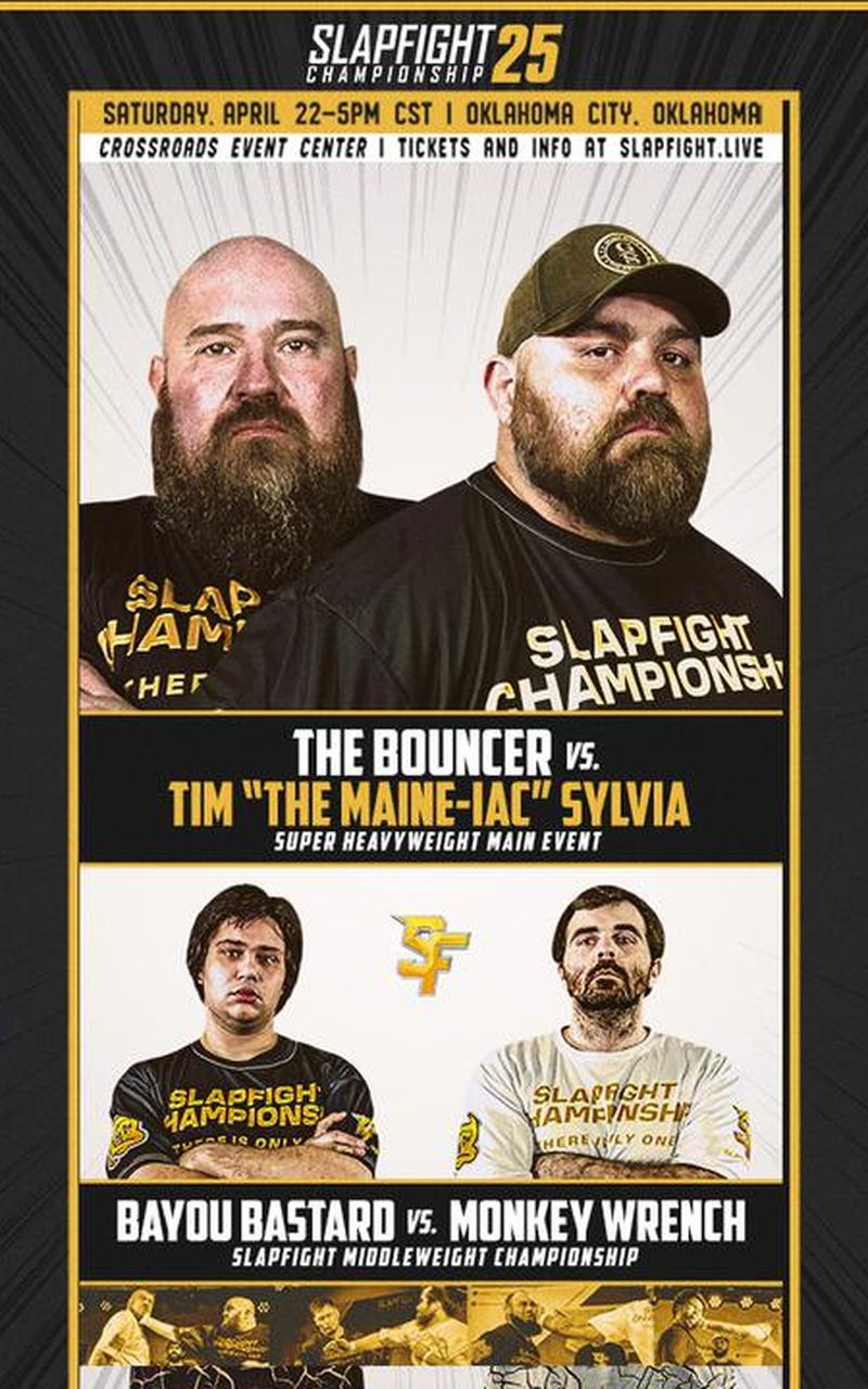 SlapFIGHT Championship 25: 'Bouncer' vs 'Maine-iac' - Official PPV ...