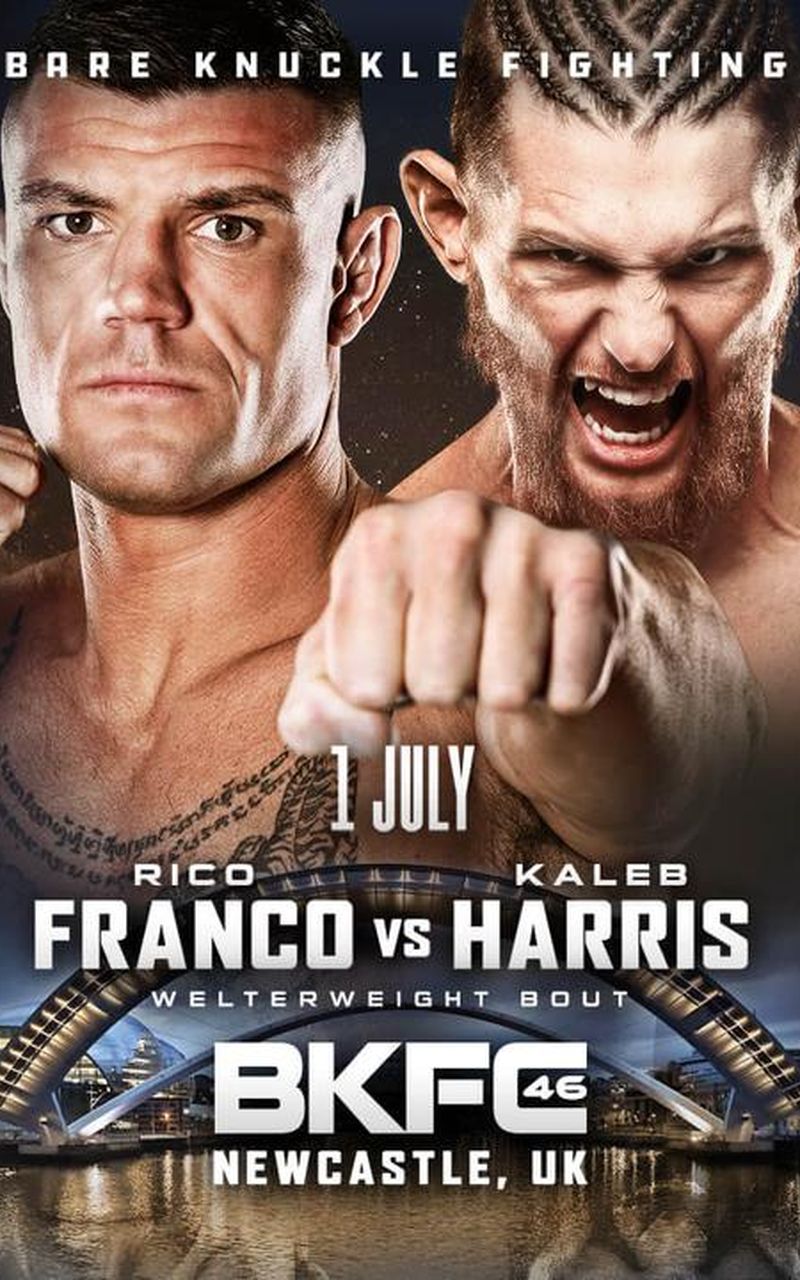 BKFC 46 Newcastle: Rico Franco vs Kaleb Harris - Official Replay - TrillerTV - Powered by FITE