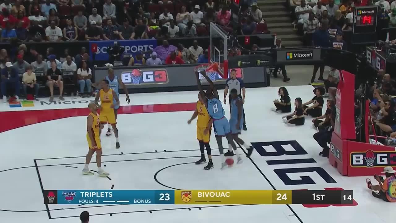BIG3 Week 1: Triplets vs Bivouac - Official Replay - TrillerTV - Powered by FITE