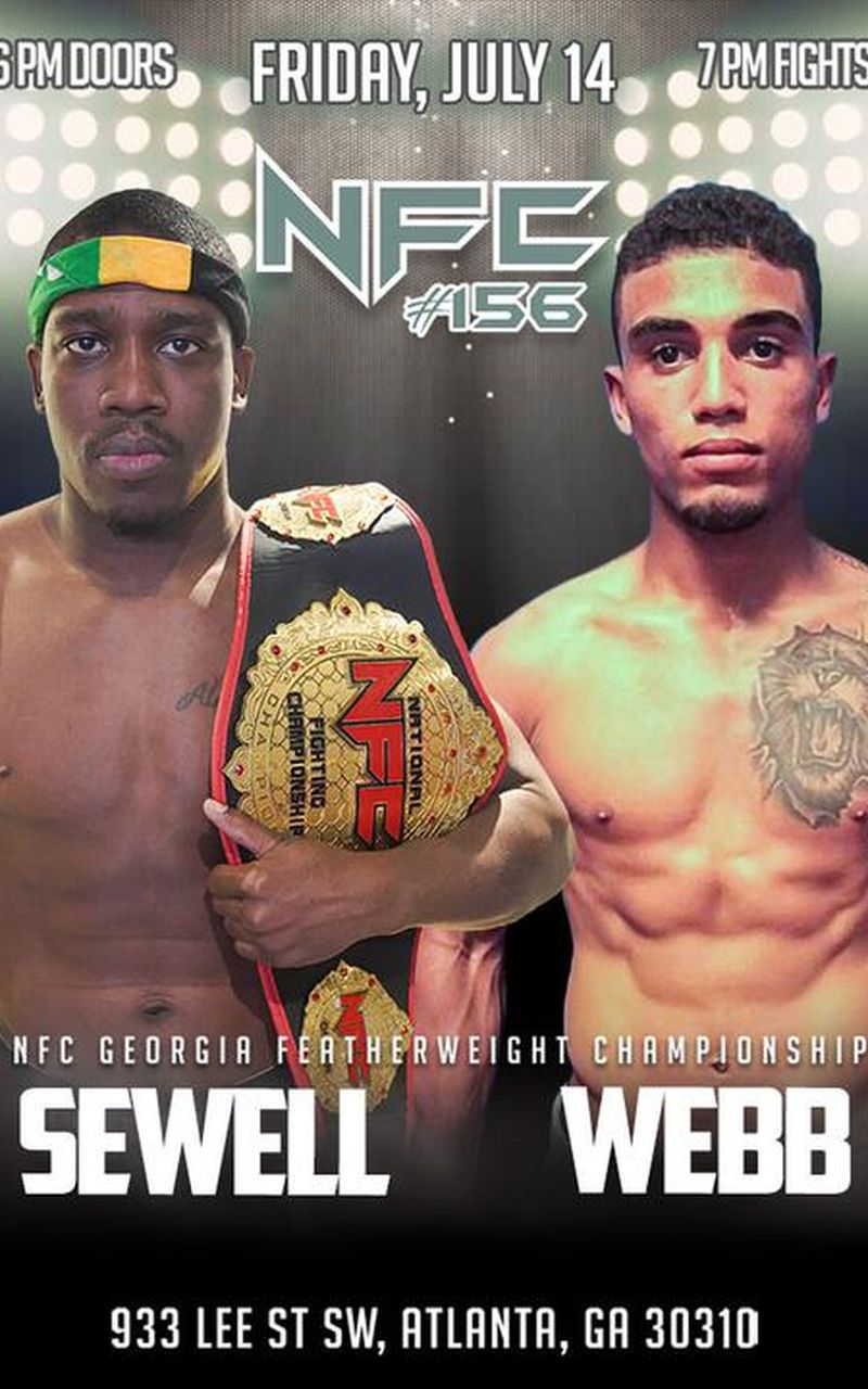 NFC 156: Devante Sewell vs Brandon Webb - Official Replay - TrillerTV ...