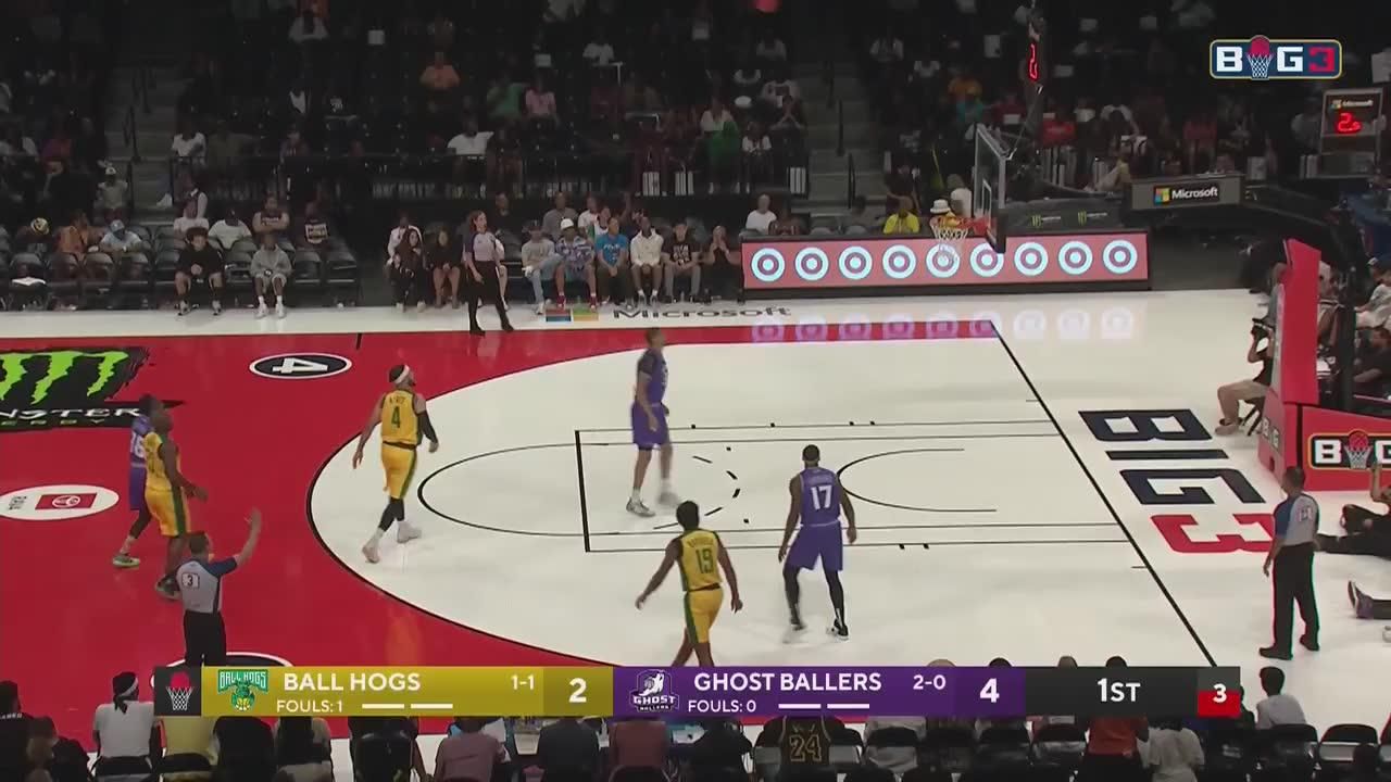 BIG3 Week 3: Ghost Ballers vs Ball Hogs - Official Replay - TrillerTV - Powered by FITE