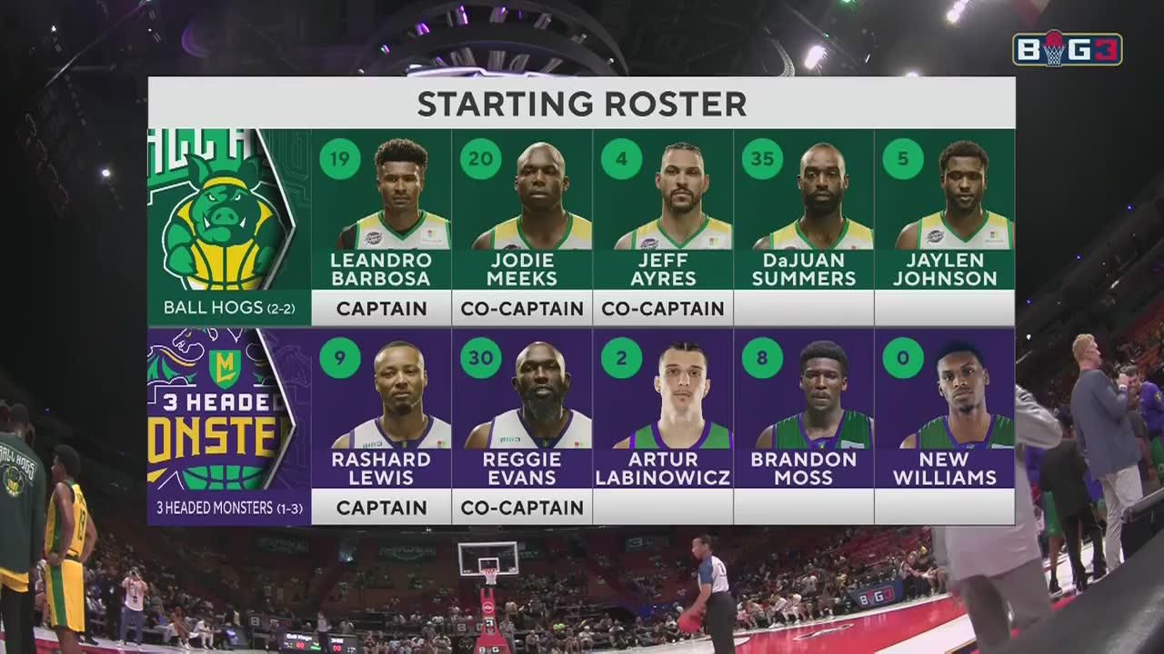 BIG3 Week 5: 3 Headed Monsters vs Ball Hogs - Official Replay ...