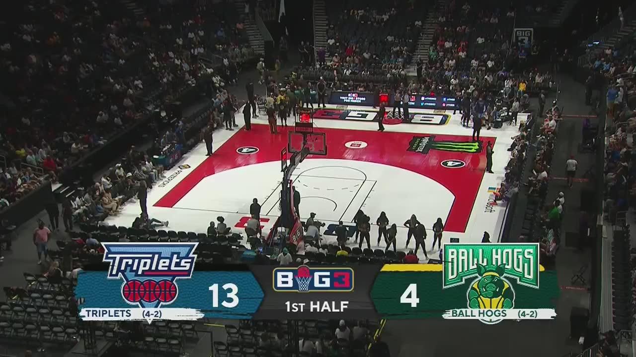 BIG3 Week 7: Ball Hogs vs Triplets - Official Replay - TrillerTV - Powered by FITE