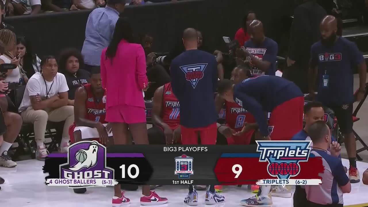 BIG3 Playoffs: Triplets vs Ghost Ballers - Official Replay - TrillerTV - Powered by FITE