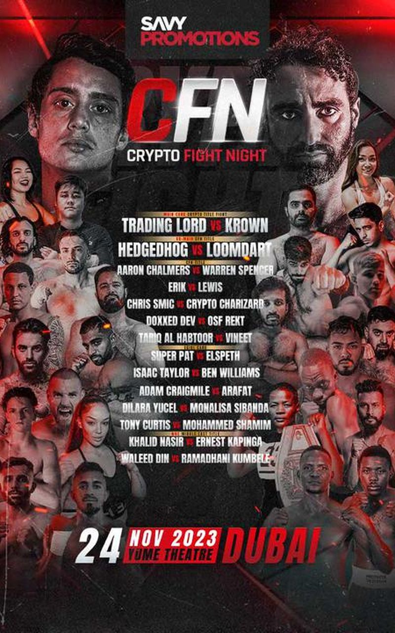 Crypto Fight Night: Trading Lord vs Crown - Official Free Replay - TrillerTV - Powered by FITE