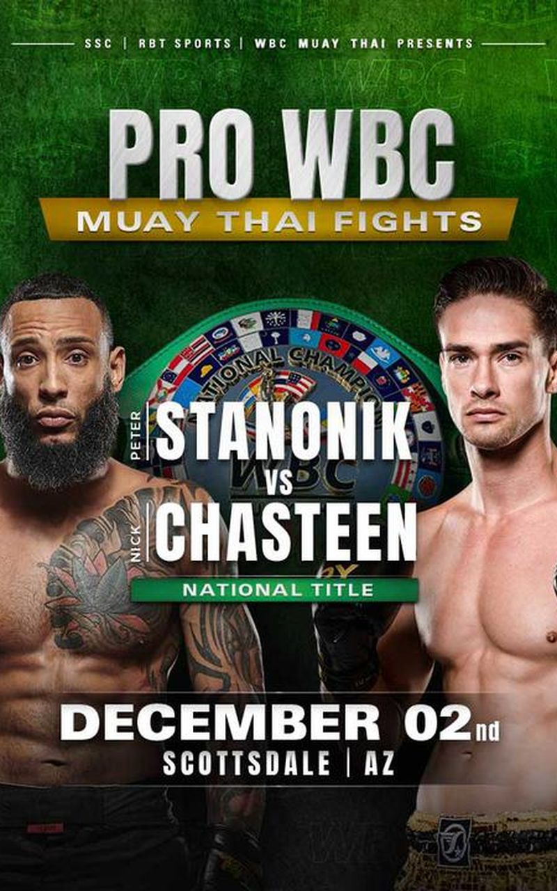 SSC Pro WBC Muay Thai Fights 9: Peter Stanonik vs Nick Chasteen - Official Replay - TrillerTV ...