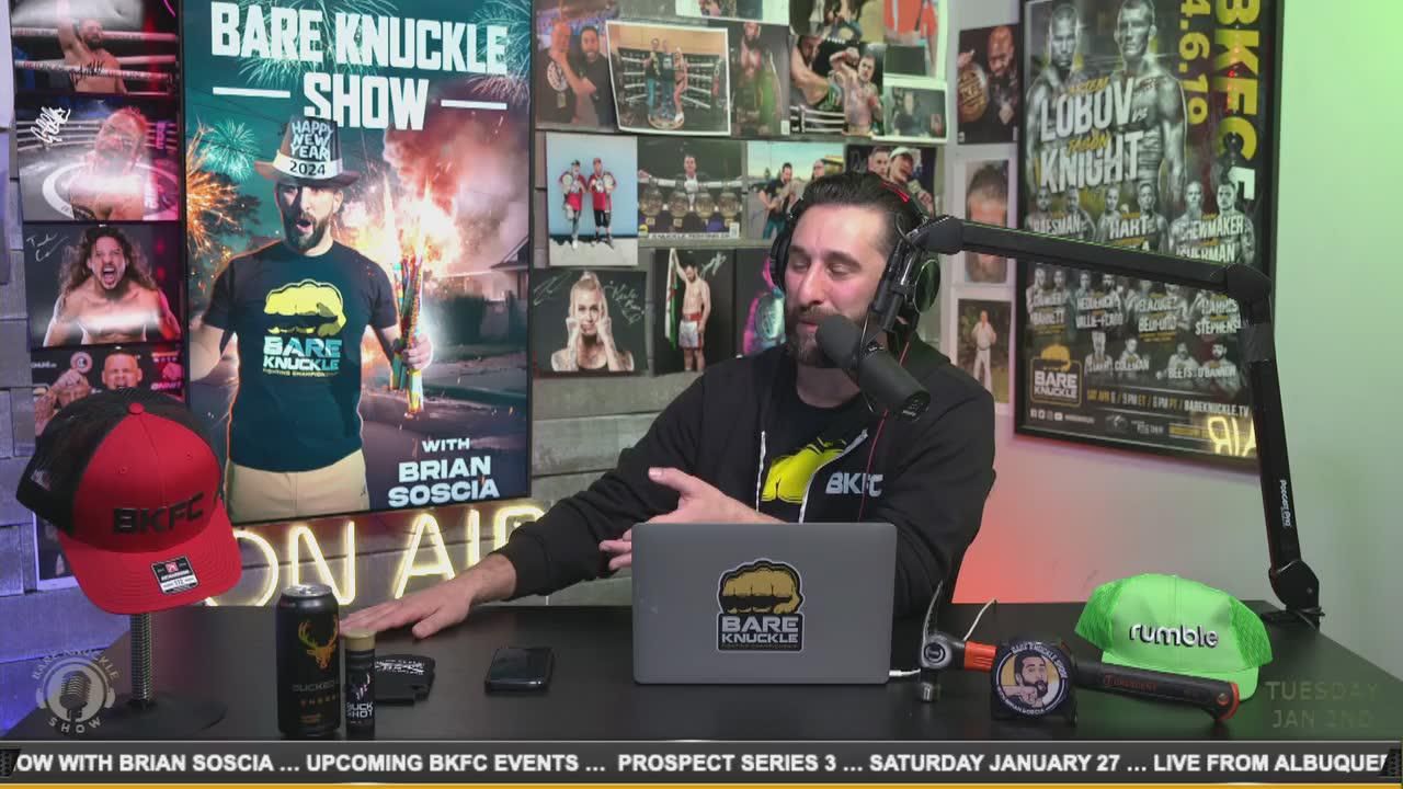 The Bare Knuckle Show with Brian Soscia: Season 2, Episode 33 ...