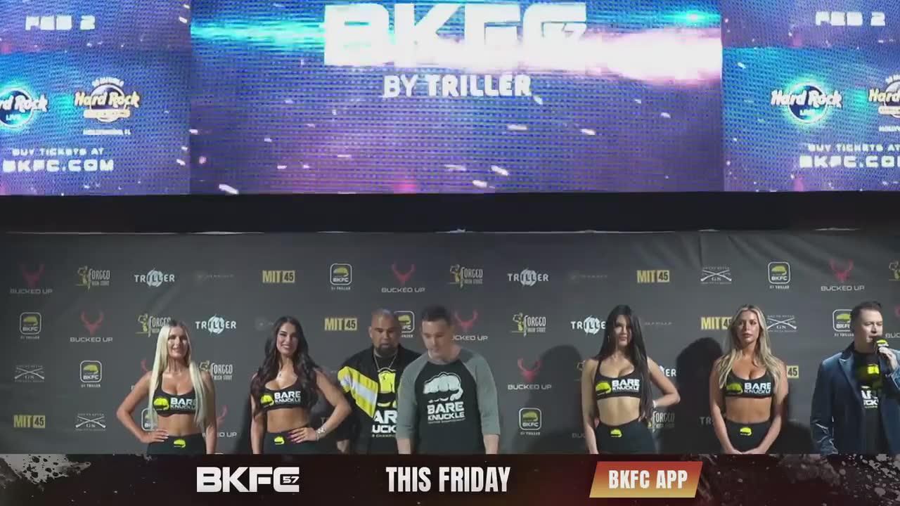 BKFC 57 Hollywood: Weigh In - Official Free Replay - TrillerTV ...