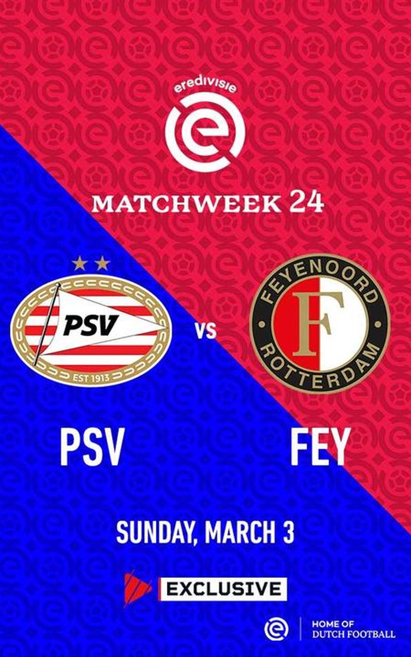 Eredivisie 2023/24: PSV Eindhoven vs Feyenoord - Official Replay - TrillerTV - Powered by FITE