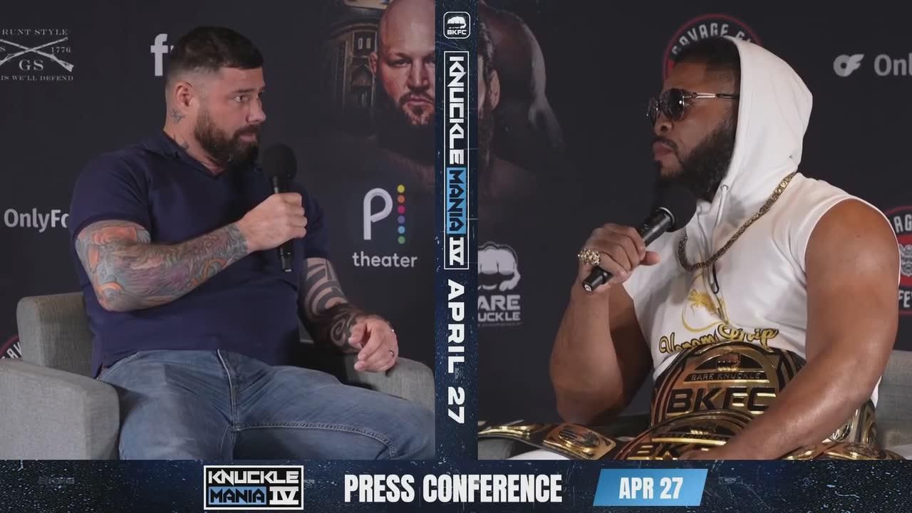 BKFC KnuckleMania 4: Presser - Official Free Replay - TrillerTV ...