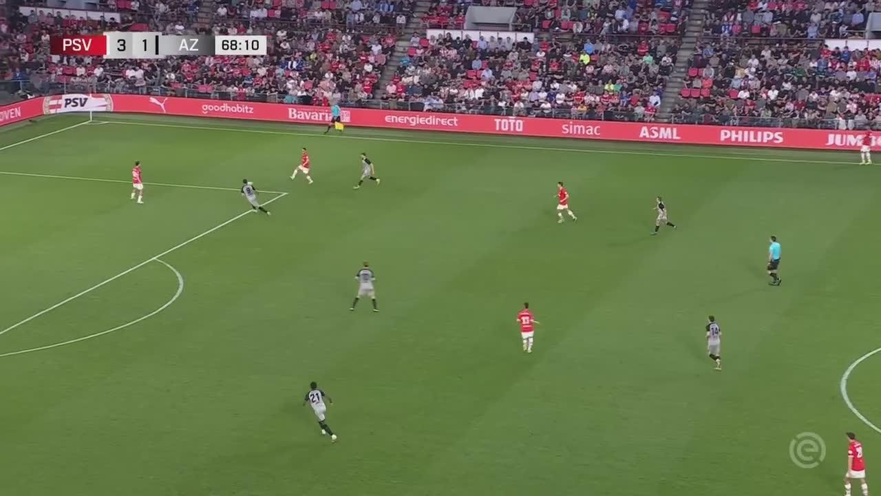Eredivisie 2023/24: PSV Eindhoven vs AZ Alkmaar - Official Replay - TrillerTV