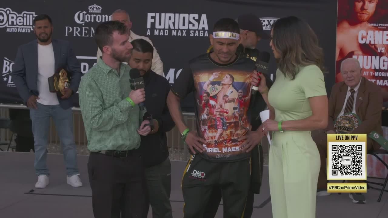 Canelo vs Munguia: Weigh In - Official Free Replay - TrillerTV - Powered by FITE