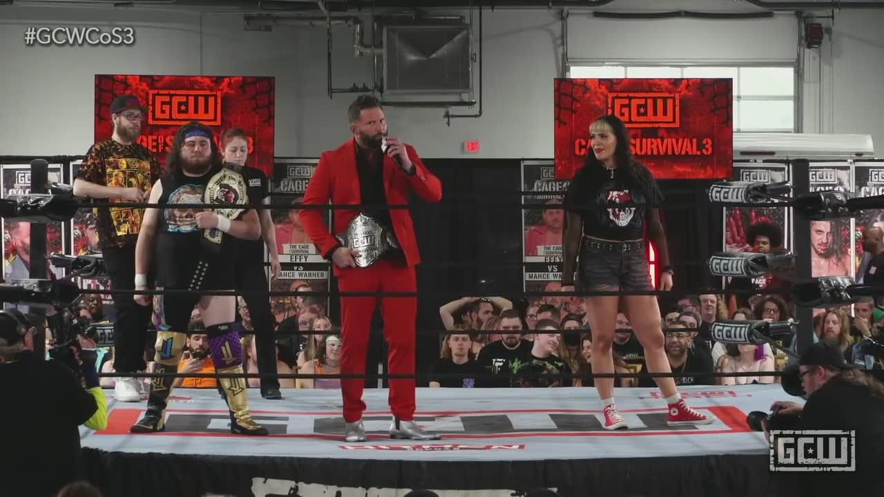GCW: Cage of Survival 3 - Official Replay - TrillerTV - Powered by FITE
