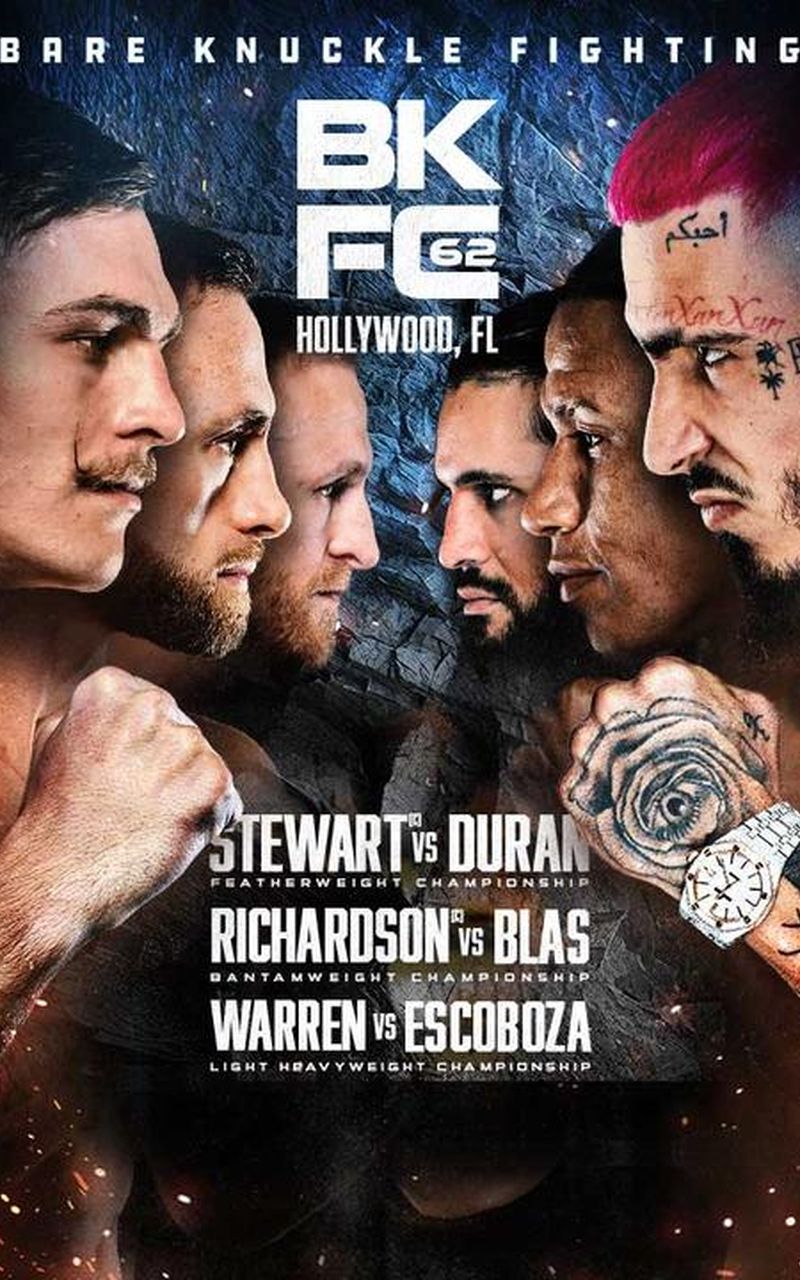 BKFC 62 Hollywood: Kai Stewart vs Bryan Duran - Official Replay ...