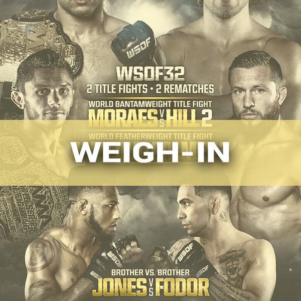 WSOF 32: Weigh In - Official Free Replay - TrillerTV