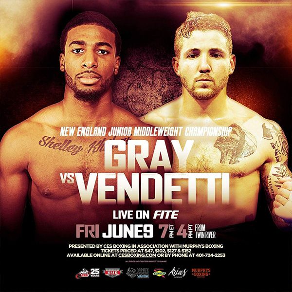 CES Boxing - Gray vs Vendetti - Official Replay - TrillerTV
