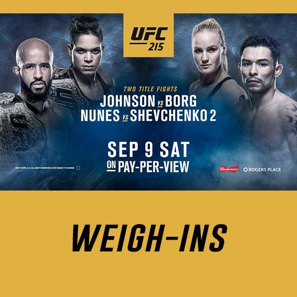 UFC 215: Weigh-In - Official Free Replay - TrillerTV