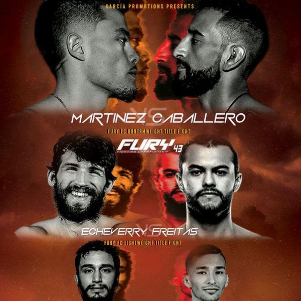 Fury FC 43: Edmilson Freitas vs Nico Echeverry - Official PPV Replay ...