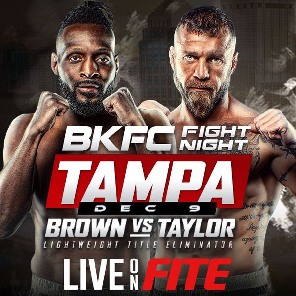 BKFC Fight Night Tampa: Martin Brown vs Bobby Taylor - Official Replay ...