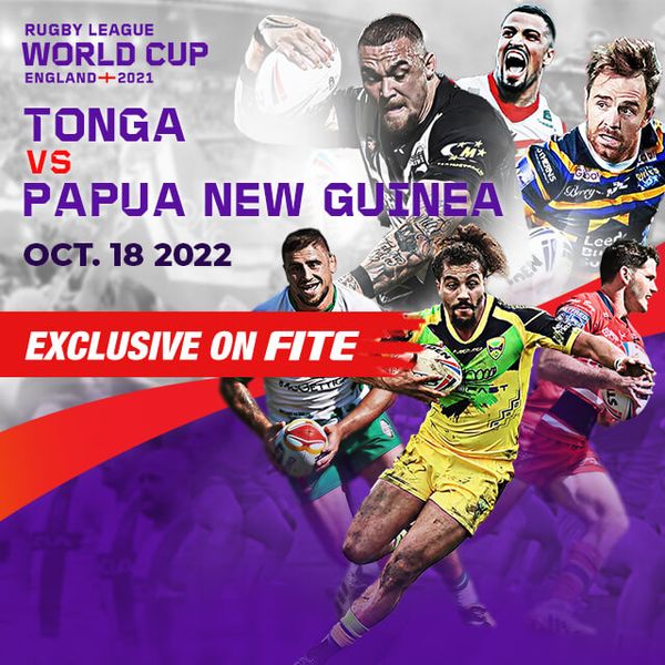 Men's Rugby League World Cup: Tonga vs Papua New Guinea - Official ...