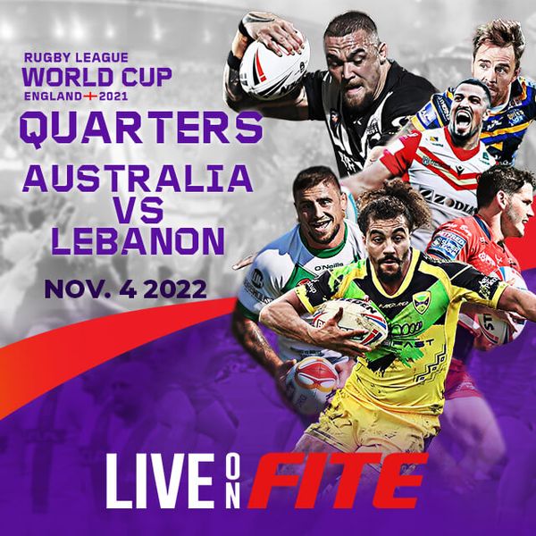 Men's Rugby League World Cup Quarters: Australia vs Lebanon - Official ...