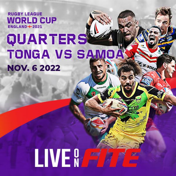 Men's Rugby League World Cup Quarters: Tonga vs Samoa - Official PPV ...