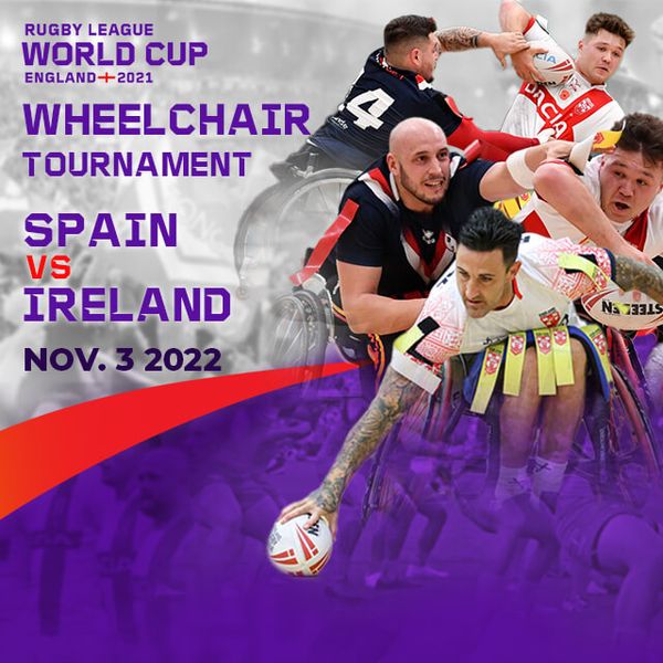 Wheelchair Rugby League World Cup: Spain vs Ireland - Official Free ...