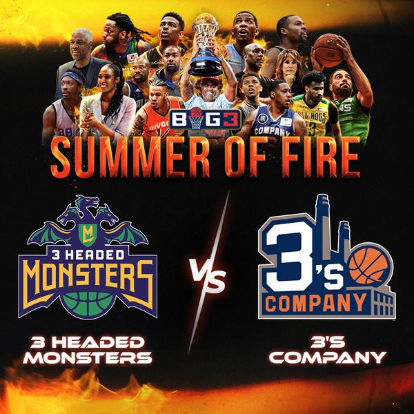 BIG3 Week 3: 3 Headed Monsters vs 3's Company - Official Replay - TrillerTV