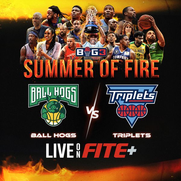 BIG3 Week 7: Ball Hogs vs Triplets - Official Replay - TrillerTV