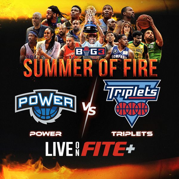 BIG3 Week 8: Power vs Triplets - Official Replay - TrillerTV