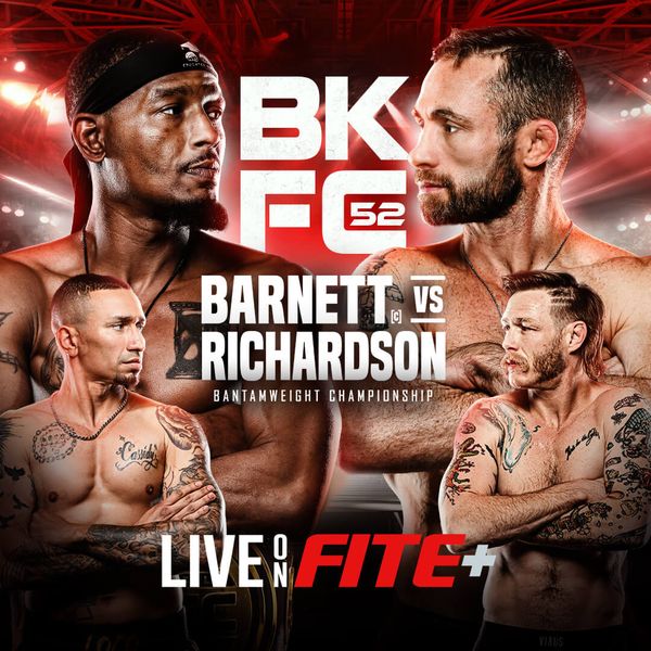 BKFC 52 South Carolina: Reginald Barnett, Jr. vs Keith Richardson ...