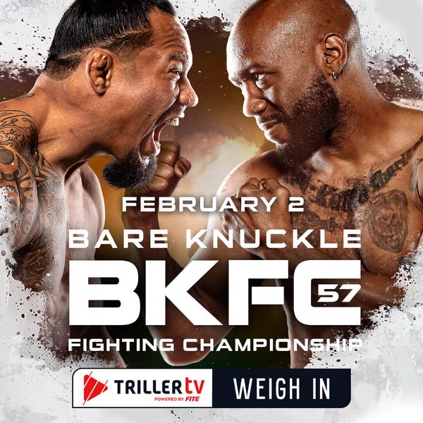 BKFC 57 Hollywood: Weigh In - Official Free Replay - TrillerTV