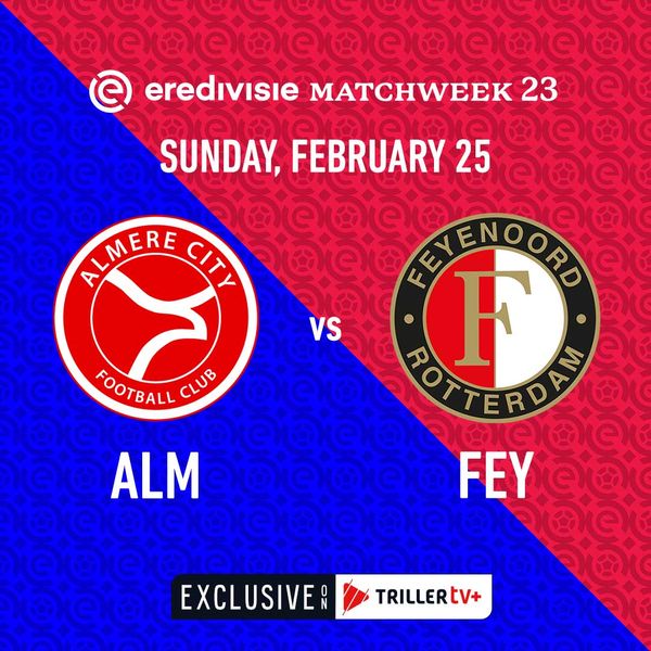 Eredivisie 2023/24: Almere City vs Feyenoord - Official Replay - TrillerTV