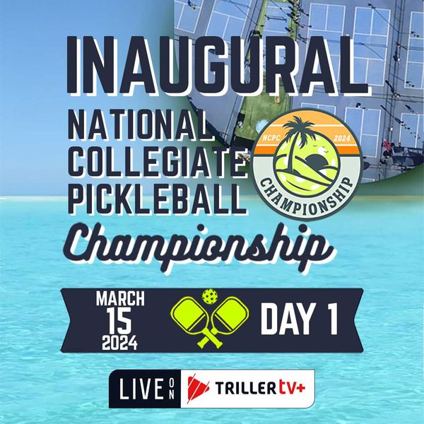 Inaugural National Collegiate Pickleball Championship 2024, Day 1 ...