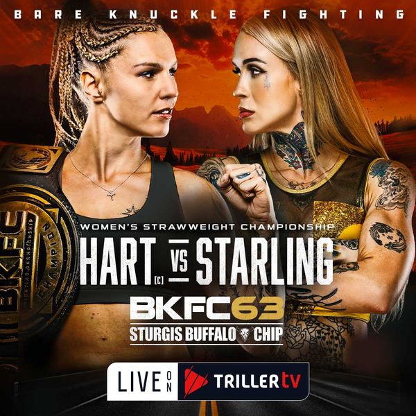 BKFC 63 Sturgis: Britain Hart vs Taylor Starling - Official Replay - TrillerTV