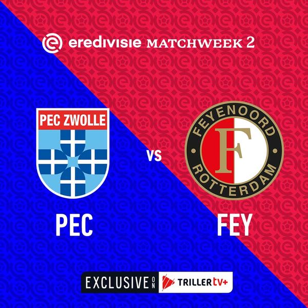 Eredivisie 2024/25: PEC Zwolle vs Feyenoord - Official Replay - TrillerTV