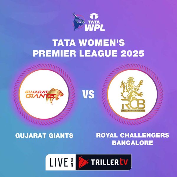 TATA Women's Premier League 2025: Gujarat Giants vs Royal Challengers Bangalore - Free Replay ...