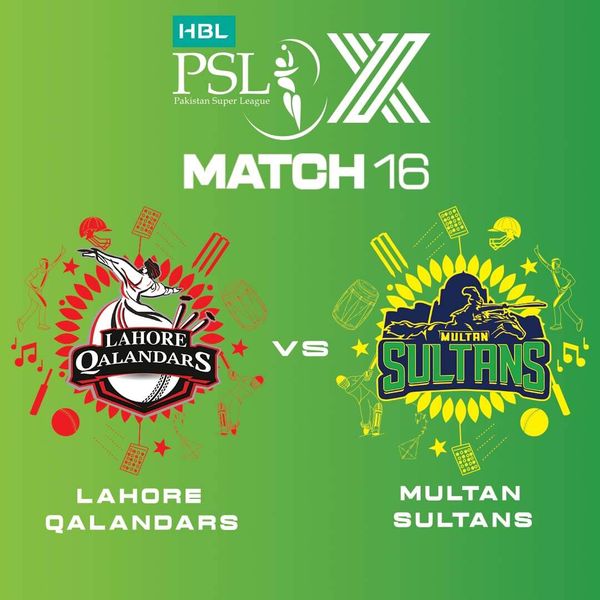 HBL Pakistan Super League 2025: Lahore Qalandars vs Multan Sultans ...